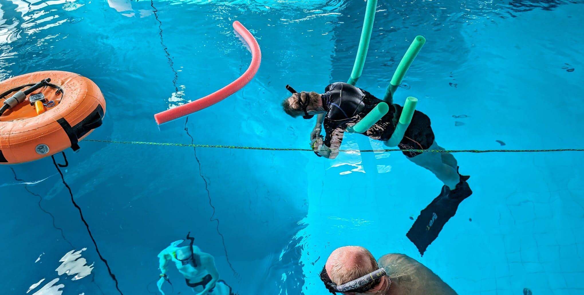 Tweede fase van de instructeursopleiding Freediving van start - Nederlandse Onderwatersport Bond